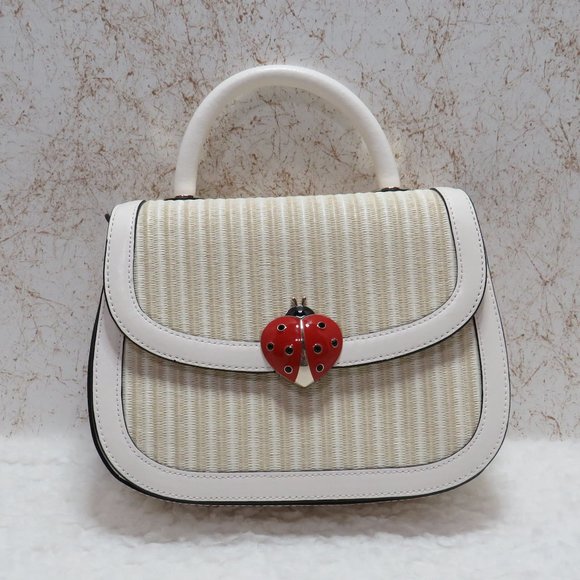 kate spade | Bags | Kate Spade Dottie Puffy Top Handle Ladybug ...